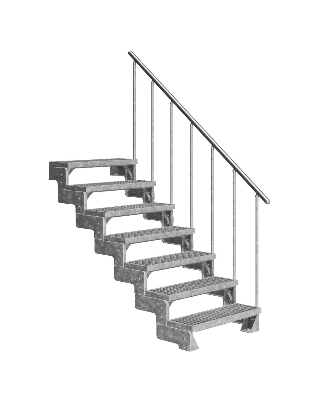 Spoljašnje stepenice Gardentop - galvanized - Tavanske merdevine